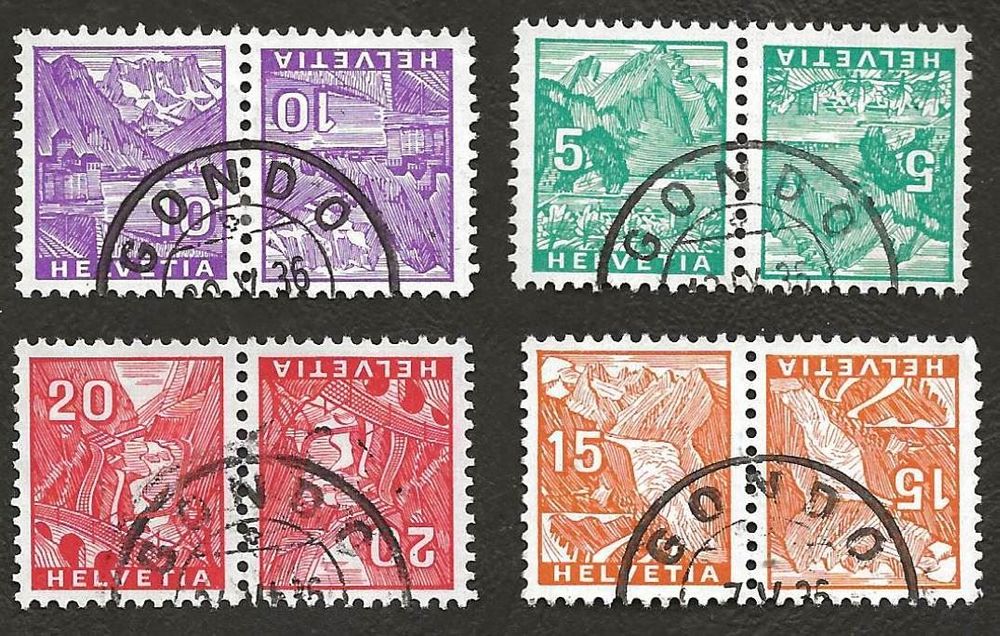 Schweiz Kehrdruck 1936 GONDO K28 bis K31 | Kaufen auf Ricardo