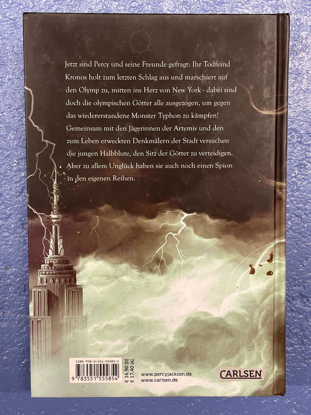 RICK RIORDAN Percy Jackson Band 5: Die Letzte Göttin (2009) (Gebraucht ...