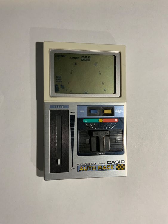 Console CASIO Electronic Game Auto Race CG-105 1982 (Gebraucht) in ...
