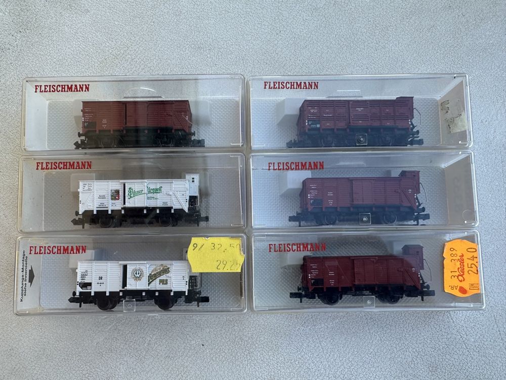 Fleischmann Güterwagen, 6 Stück (Gebraucht) in Therwil für CHF 30 – mit ...