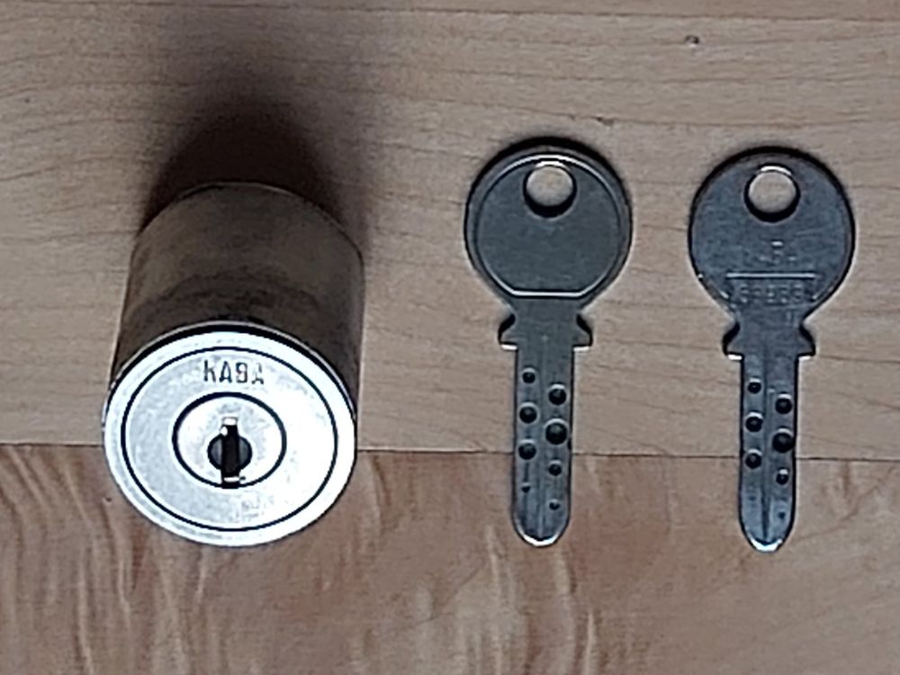 KABA 8 Aussenzylinder/Schalterzylinder mit 2 Schlüsseln | Kaufen auf ...
