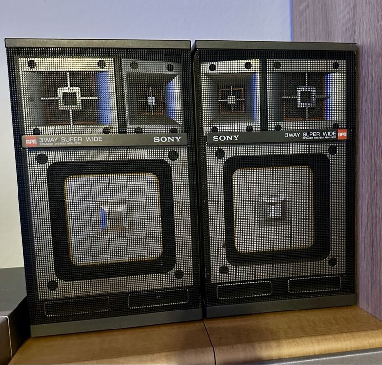 Vintage Sony APM-117D Speakers - Exceptional Sound Quality (Gebraucht ...