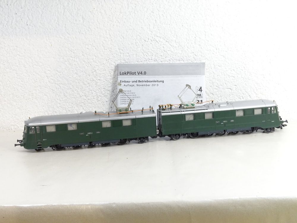Roco 43770 Ae8/14 Landilok 11852 Grün,SBB, Digital, H0,GS/DC (Gebraucht ...