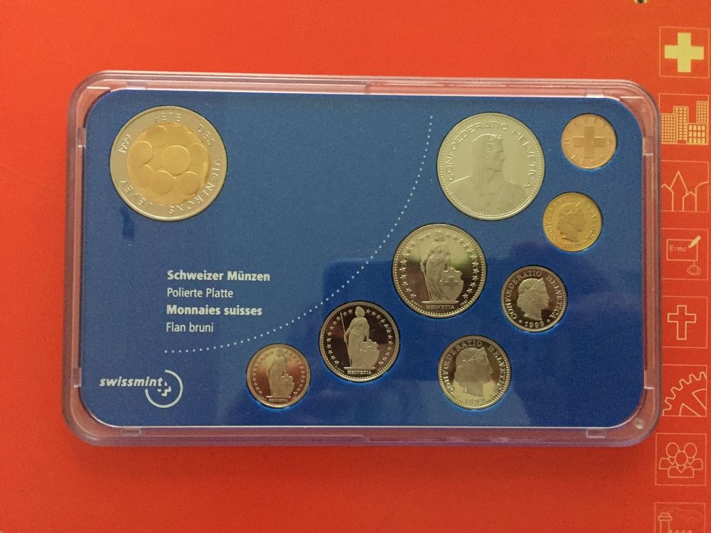 Münzsatz 1999 PP, F. de Vignerons (Neu und originalverpackt) in Elsau für CHF 68 – mit Lieferung ...