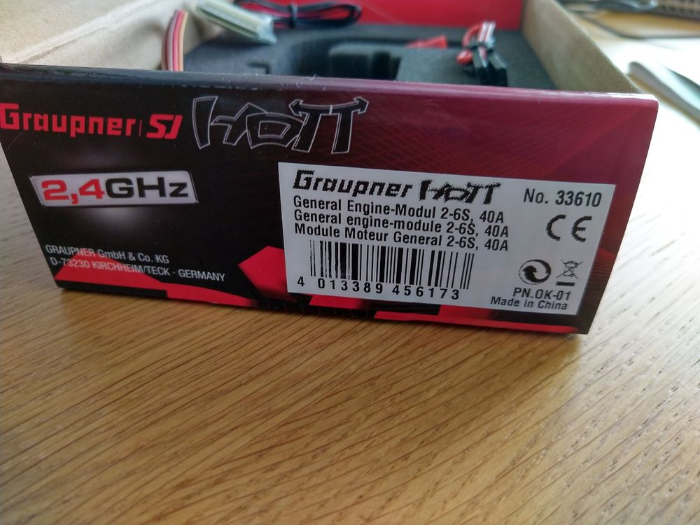 Graupner, General Engine Modul, HOTT, 2-6S, 40A | Kaufen auf Ricardo