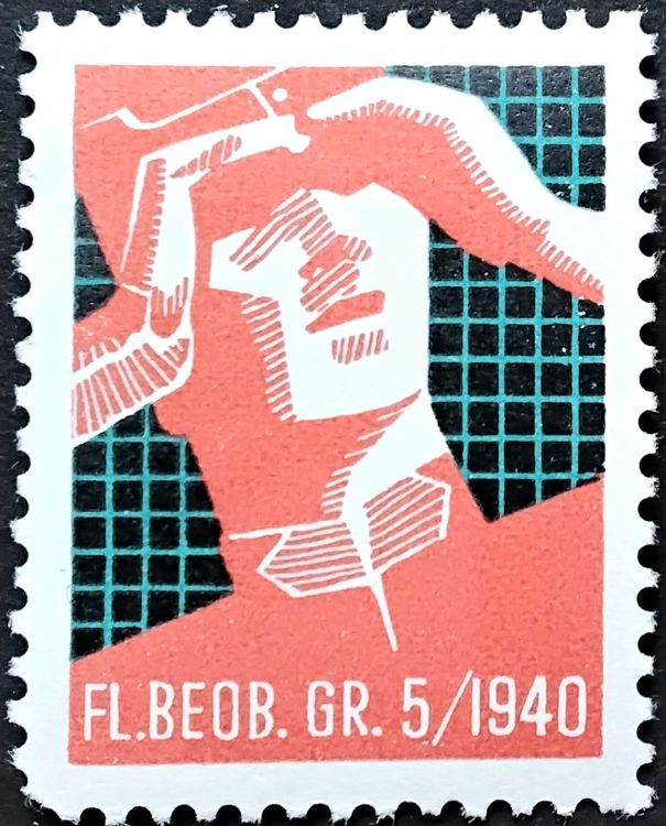 Soldatenmarke 2.WK, Flieger Beobachtungs Gr 5, Wi FlBeob 30 (Gebraucht ...