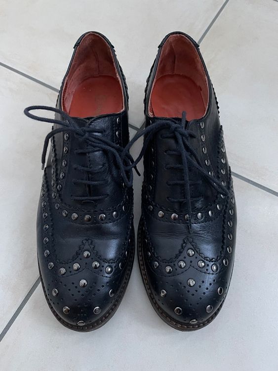 Scarpe nere con piccole borchie (Gebraucht) in Gorduno für CHF 35 – mit ...