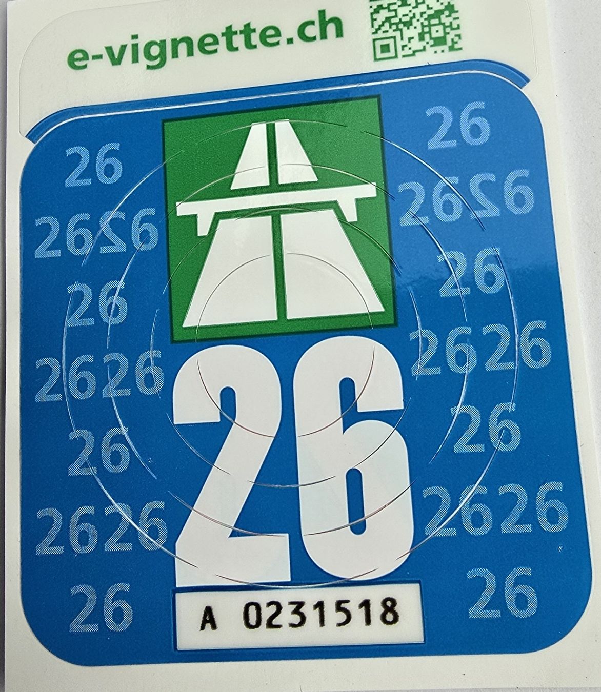 Vignette 2026 - Gültig für die Schweizer Autobahn! Sofort! (Neu (gemäss ...
