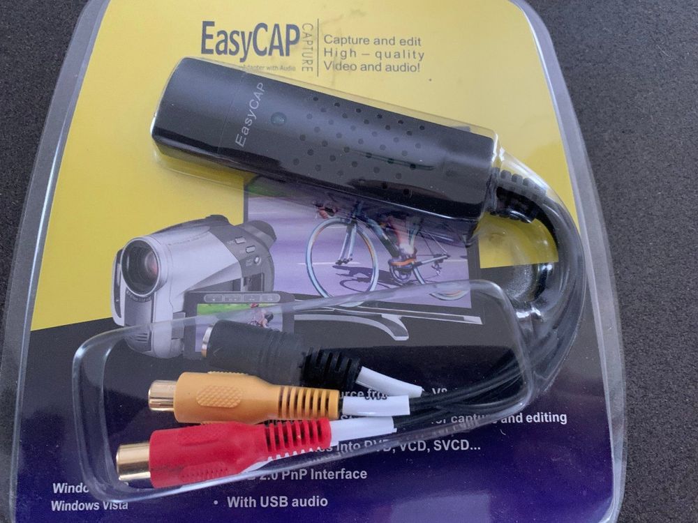 EasyCAP USB 2.0 Video Adapter Audio Windws XP & vista (Neu (gemäss ...