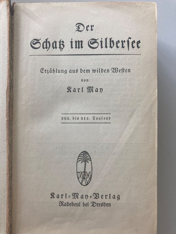 Karl May: Der Schatz im Silbersee - Originalausgabe | Kaufen auf Ricardo
