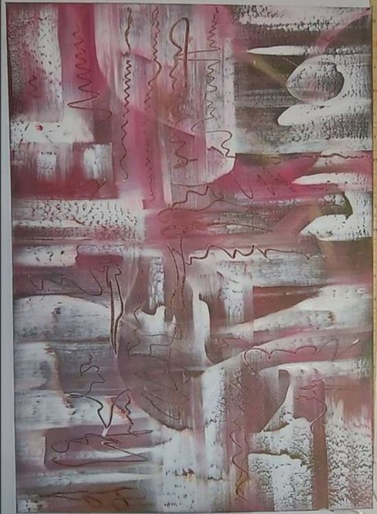 Bild, modernes Kunstwerk, Unikat, von mir selbstgemalt 50×70 (Neu (gemäss Beschreibung)) in ...