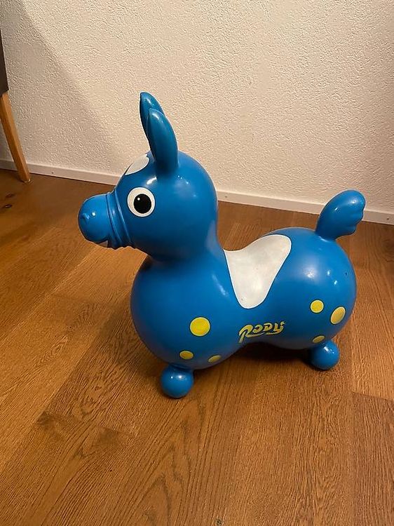 Hüpfpferd Rody blau - Hüpftier für Kinder (Gebraucht) in Rapperswil BE ...