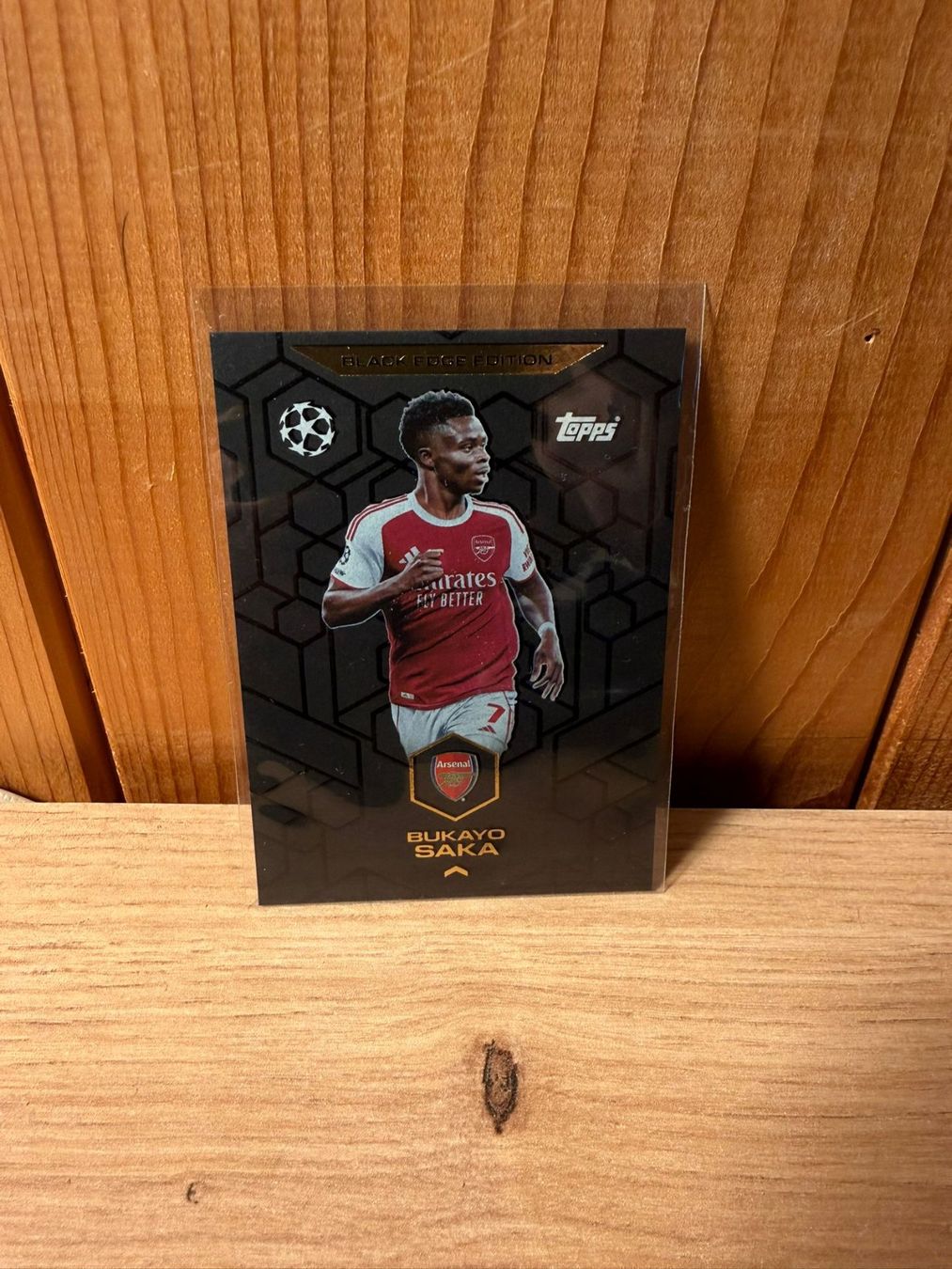 Bukayo Saka Topps Black Edition 2025 Arsenal Star! (Gebraucht) in ...