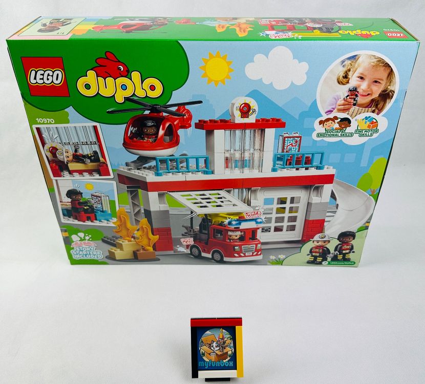 Lego Duplo 10970 Feuerwehrwache mit Hubschrauber NEU / OVP (Neu und ...