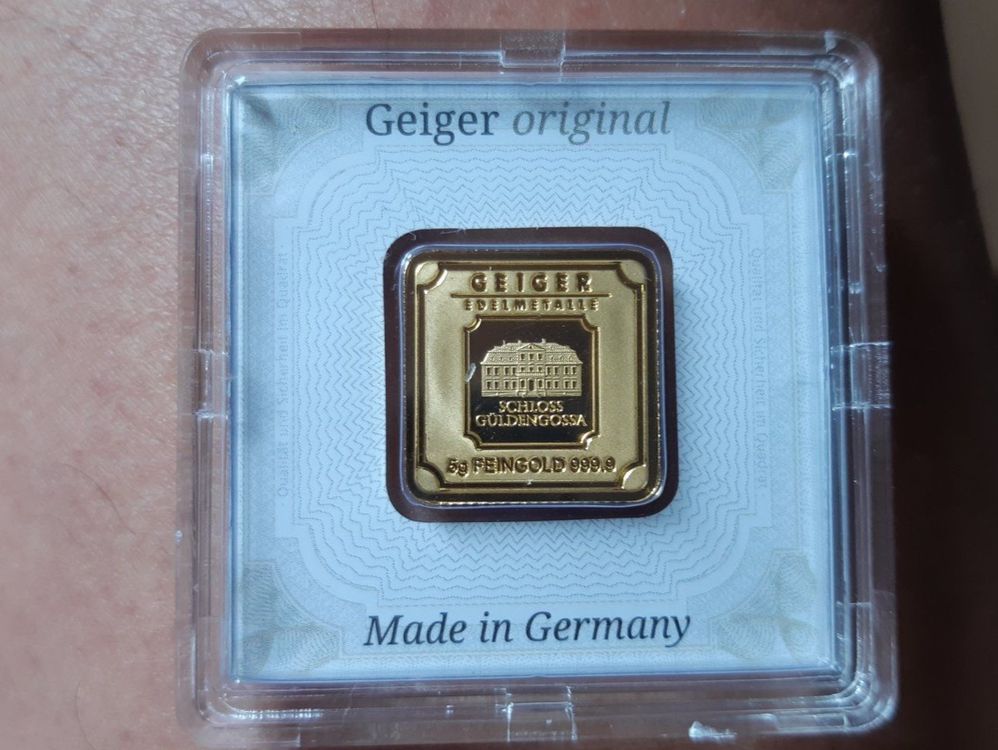 Geiger Goldbarren 5 GR | Kaufen auf Ricardo
