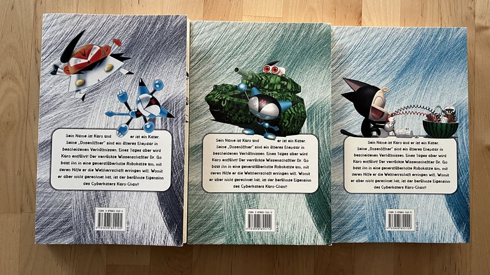 Cyborg Kuro-chan Manga, Band 1-3, Komplett, Top Zustand! (Neu (gemäss ...
