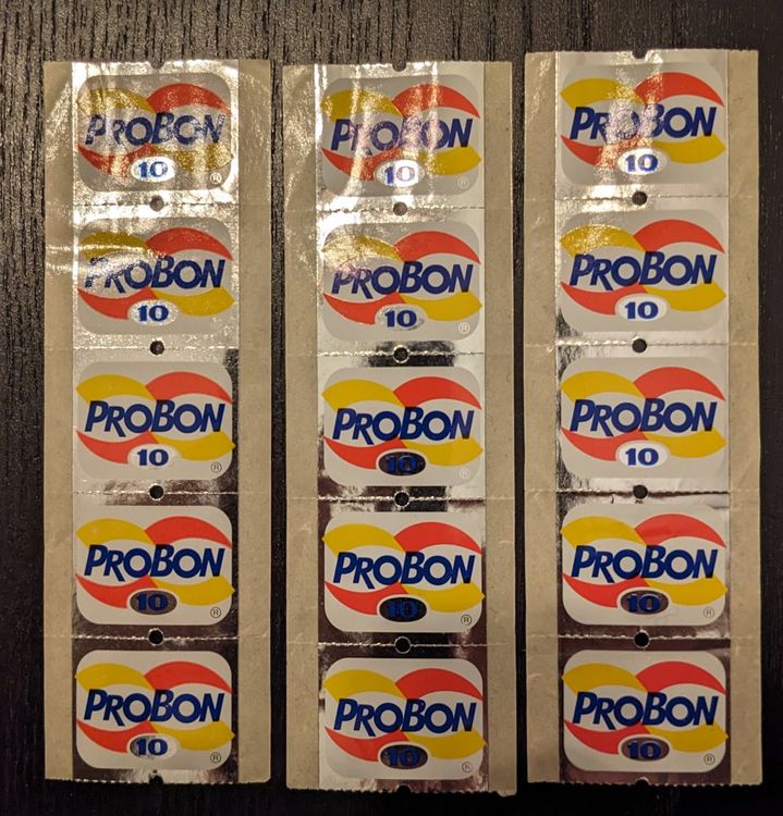 15 x 10 ProBon Marken gesamt 150 Pro Bon Punkte | Kaufen auf Ricardo