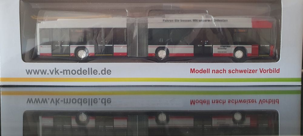 VK-Modelle Stadtbus Winterthur Hess Swiss Trolley Bus Linie1 (Neu und ...