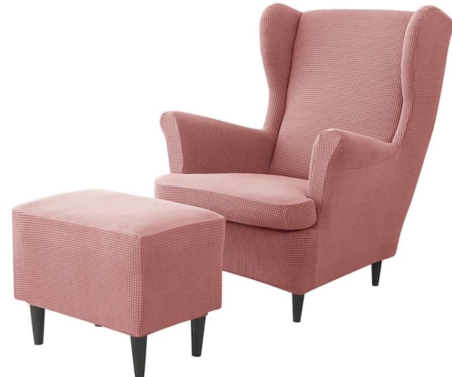 Super weicher Bezug (altrosa) für Strandmon Sessel (IKEA) (Neu (gemäss ...