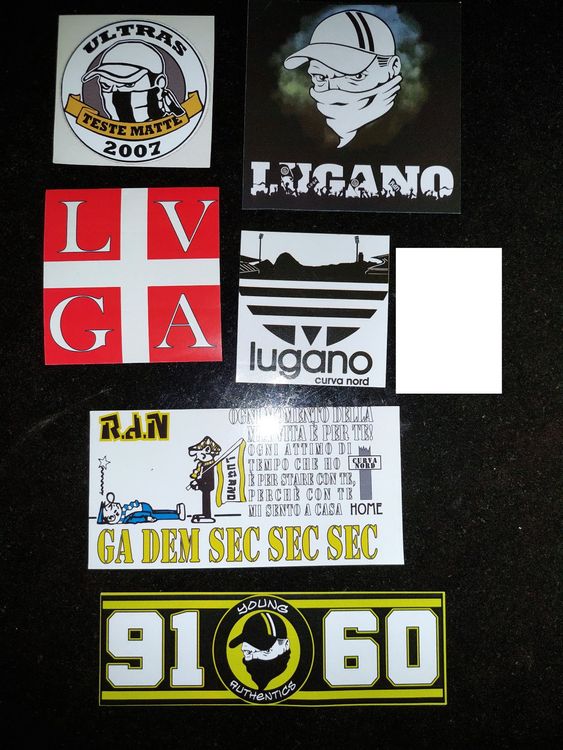 LUGANO FAN STICKER (Gebraucht) in Spiegel b. Bern für CHF 27 – mit ...