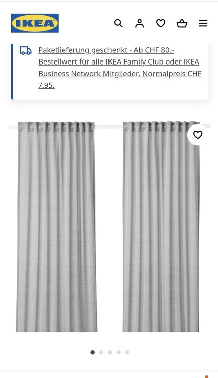 Ikea Vorhange Grau
