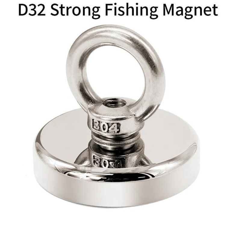 Magnetische Haken D32 Magnet Neodym Schatzsuche Angeln (Neu (gemäss Beschreibung)) in Mauren für ...