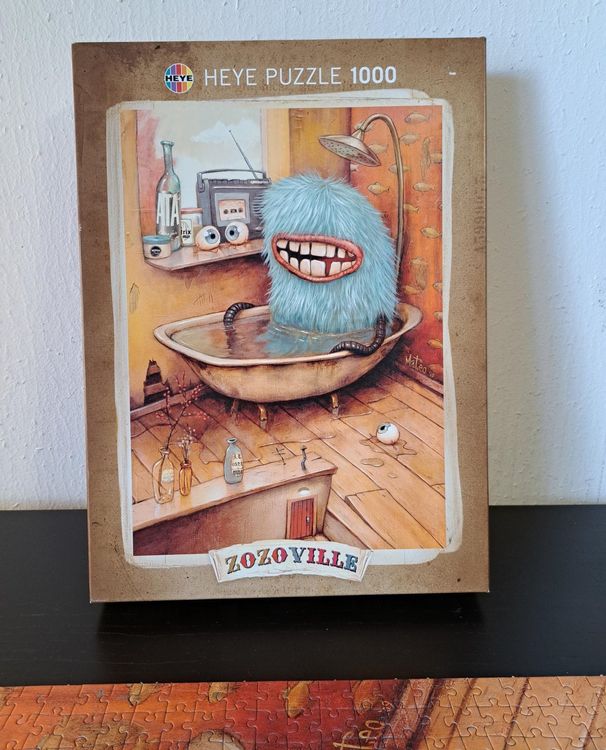 Heye Puzzle Bathtube von ZOZOVILLE, Monster in Badewanne (Gebraucht) in ...