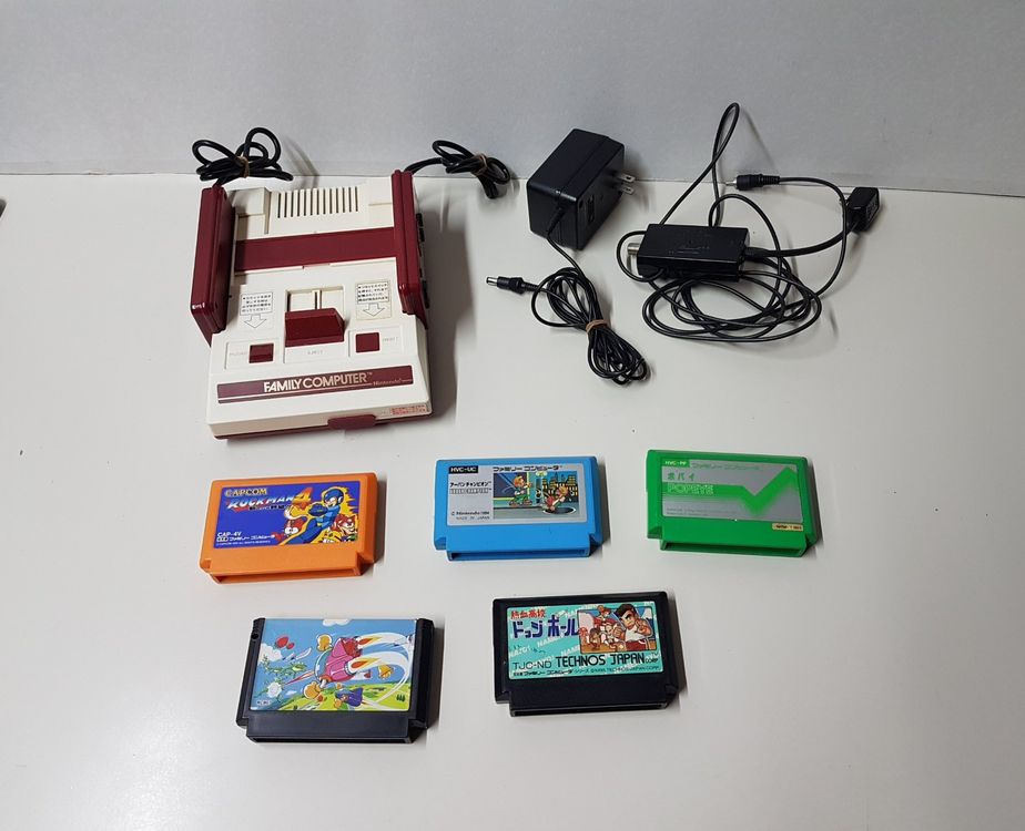 Nintendo NES Family Computer mit Spiele / Japan 1983 Rarität (Gebraucht ...