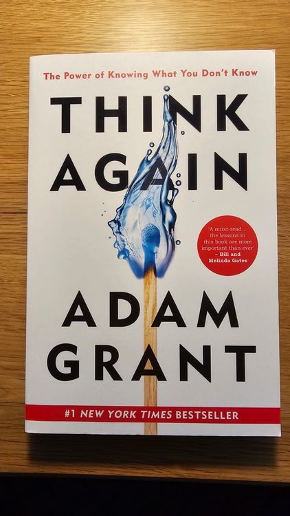 THINK AGAIN - ADAM GRANT (Neu (gemäss Beschreibung)) in Zürich für CHF ...