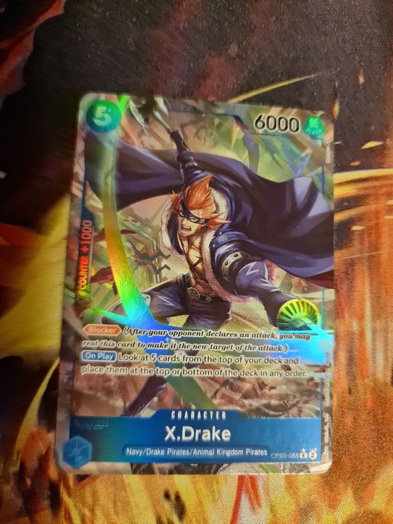 X Drake Alt Art OP05 One Piece TCG Card Game (Gebraucht) in Basel für ...