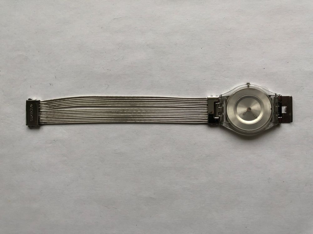 Swatch Silver Skin mit 925er Silber Armband | Kaufen auf Ricardo