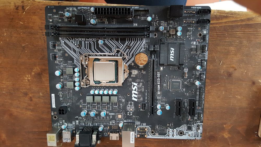 CPU i5- 6500 und Motherboard MSI HH110M ECO S01 (Gebraucht) in Ottikon für CHF 14 – mit ...