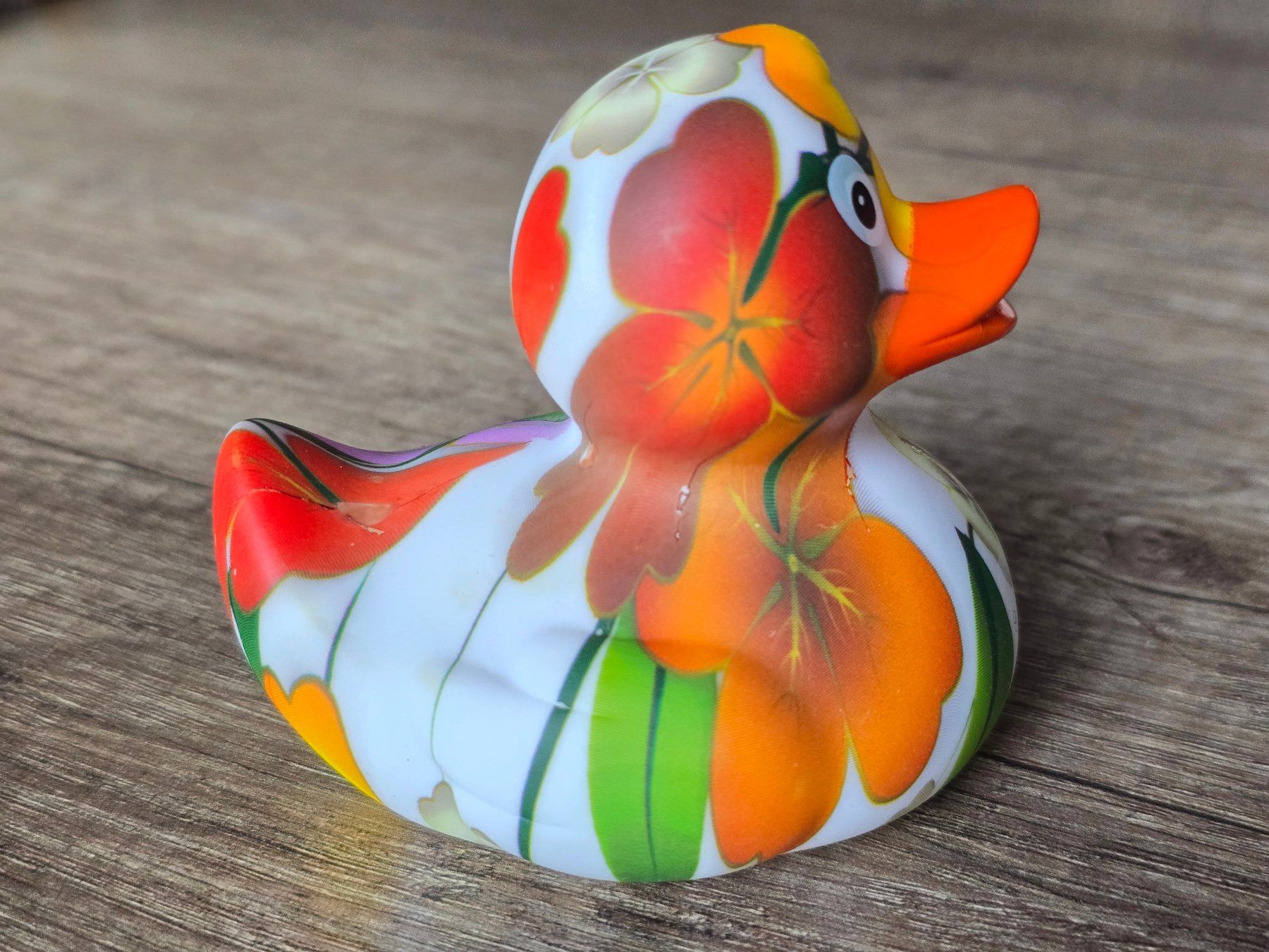 Lufthansa First Class Badeente Gummiente Ente Flower Power (Neu (gemäss ...