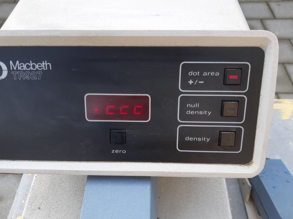 Macbeth Densitometer TR-927 (Gebraucht) in für CHF 50 – mit Lieferung auf Ricardo kaufen