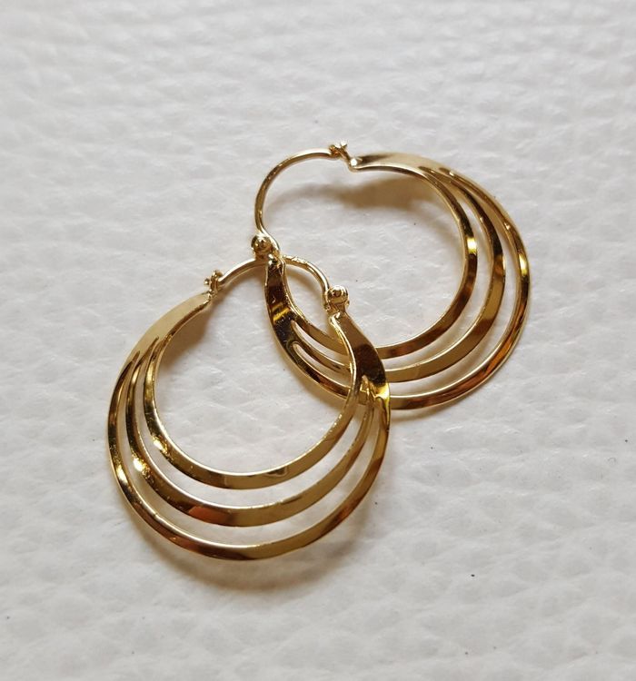 Gold 750 Ohrringe 18 Karat | Kaufen auf Ricardo