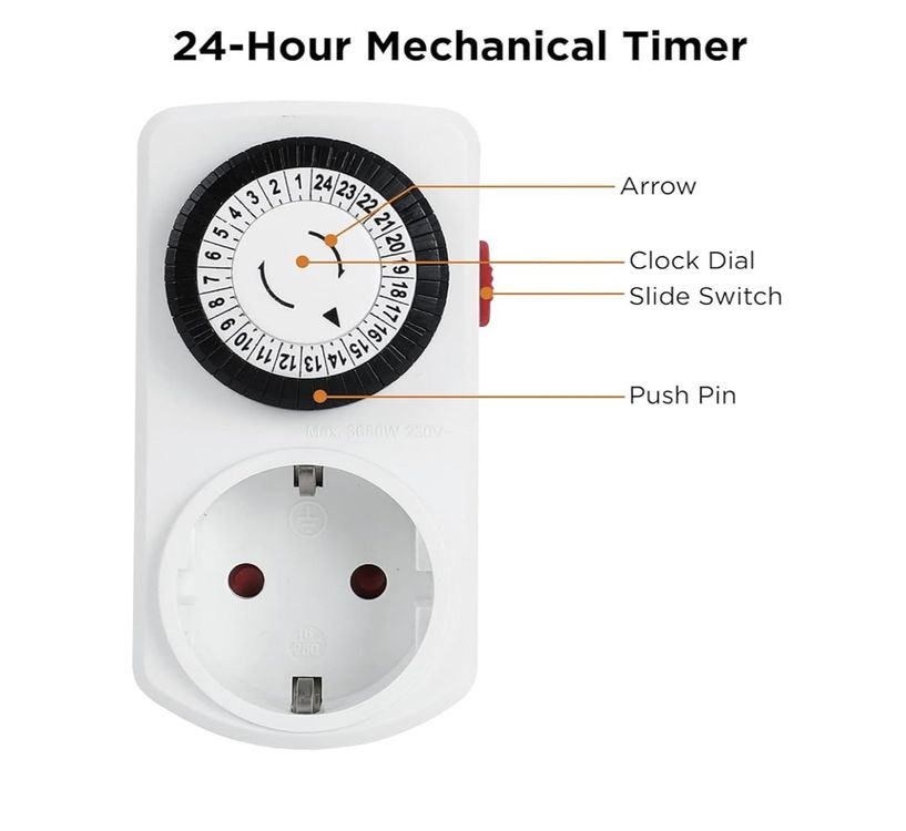 Ikea Tanda Timer 24 Hour Electric Indoor Outlet Plugin Timer (Neu und ...