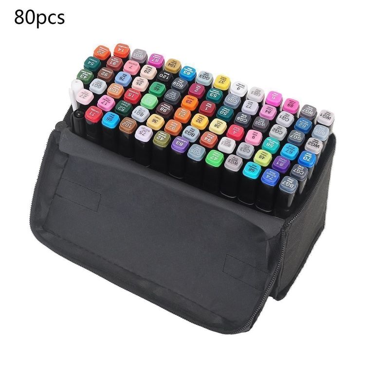80 Farbe Marker Graffiti Pens Stift Set (Neu (gemäss Beschreibung)) in ...