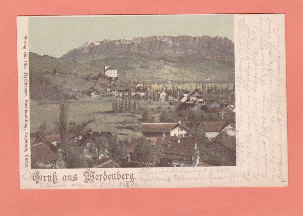 Gruss aus Werdenberg gel. 1899 (Gebraucht) in Oberhelfenschwil für CHF 4 – mit Lieferung auf ...