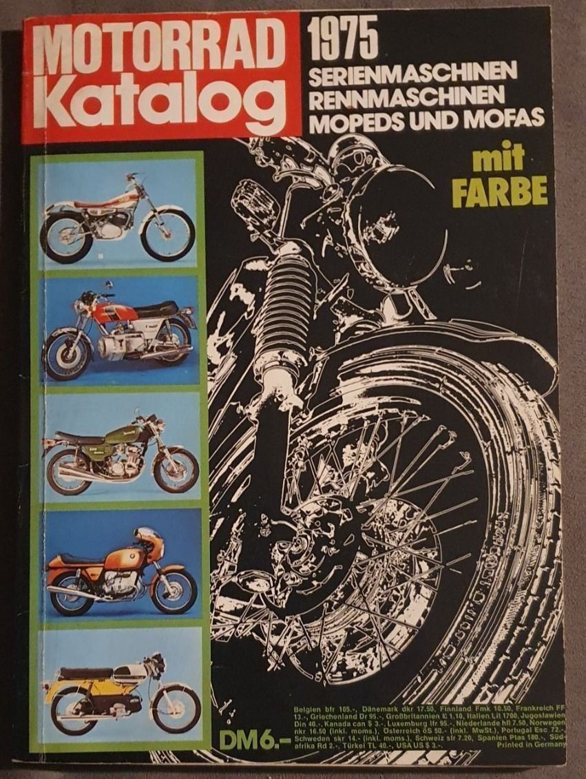 Motorrad Katalog Kawasaki Ducati Egli 1975 xb (Gebraucht) in Flawil für ...