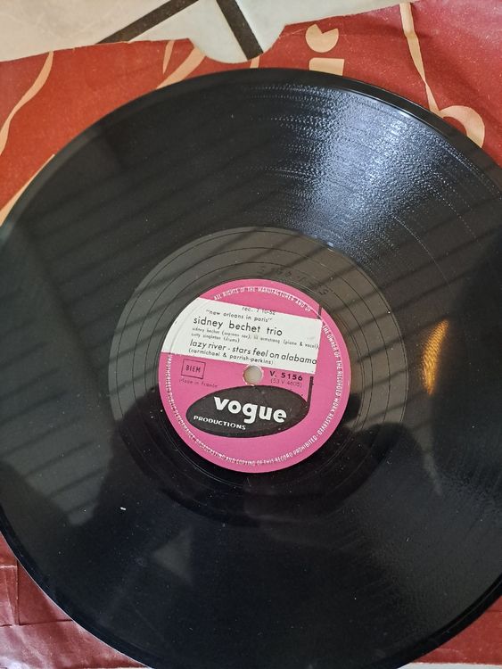 SCHELLACK SYDNEY BECHET TRIO "BABY'S PRAYER/LAZY RIVER" | Kaufen auf Ricardo