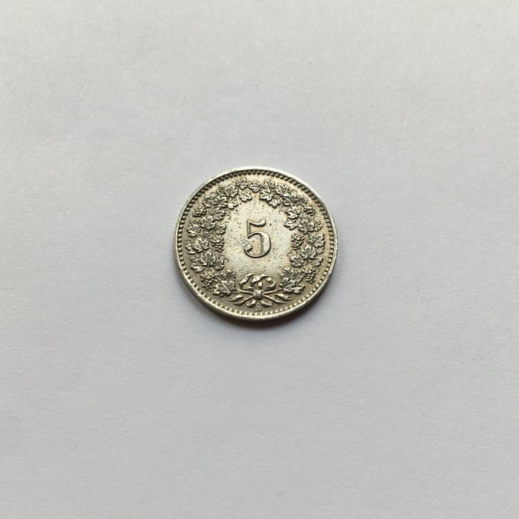 1884 5 Rappen | Kaufen auf Ricardo