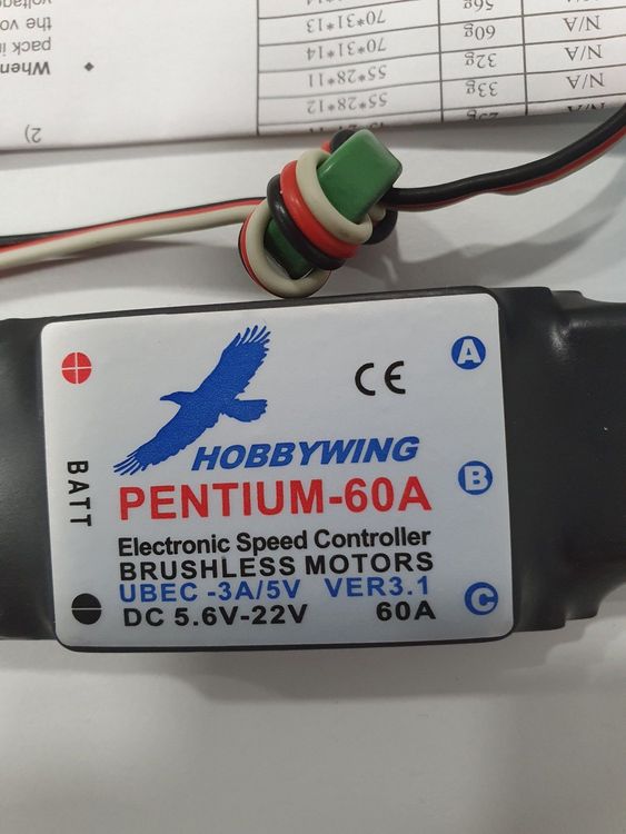 HOBBYWING Brushless Regler PENTIUM - 60A | Kaufen auf Ricardo