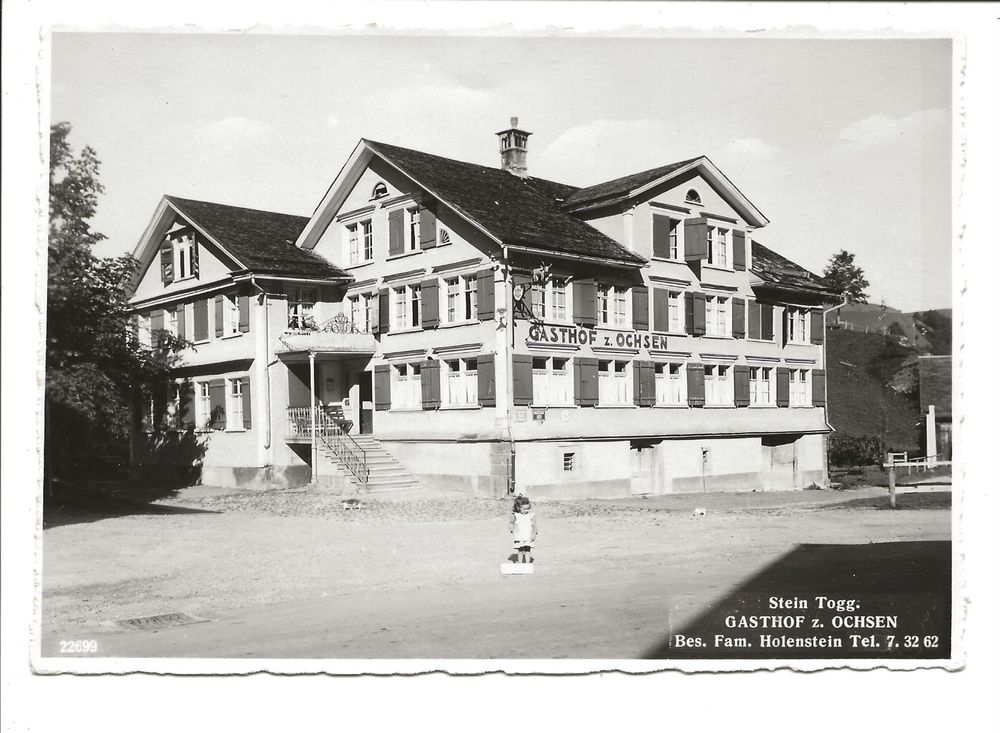 Stein Sg Toggenburg Gasthaus Zum Ochsen Um 1950 Kaufen Auf Ricardo
