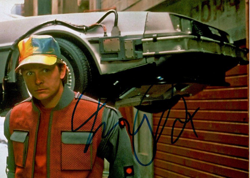 Michael J. FOX BACK TO THE FUTURE / AUTOGRAMM (Gebraucht) in Egg b ...