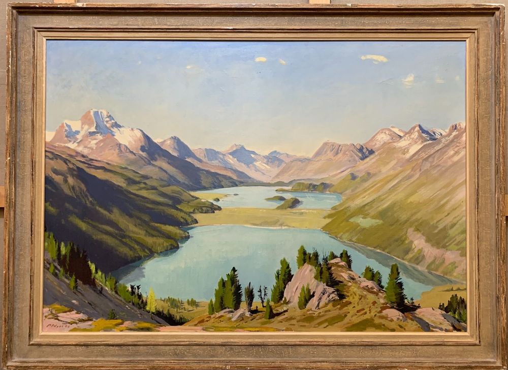 Paul Wyss (1897-1984) grosses Gemälde (Gebraucht) in Root für CHF 1815 – mit Lieferung auf ...