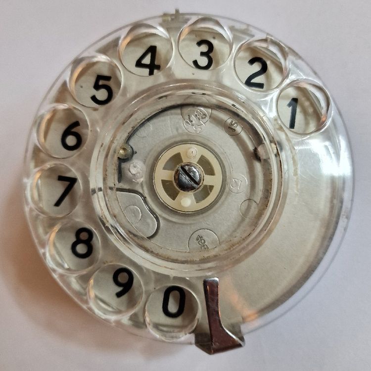 Vintage Rotary Dial, Phone Part, Retro Technology - UK, 1970 (Gebraucht ...
