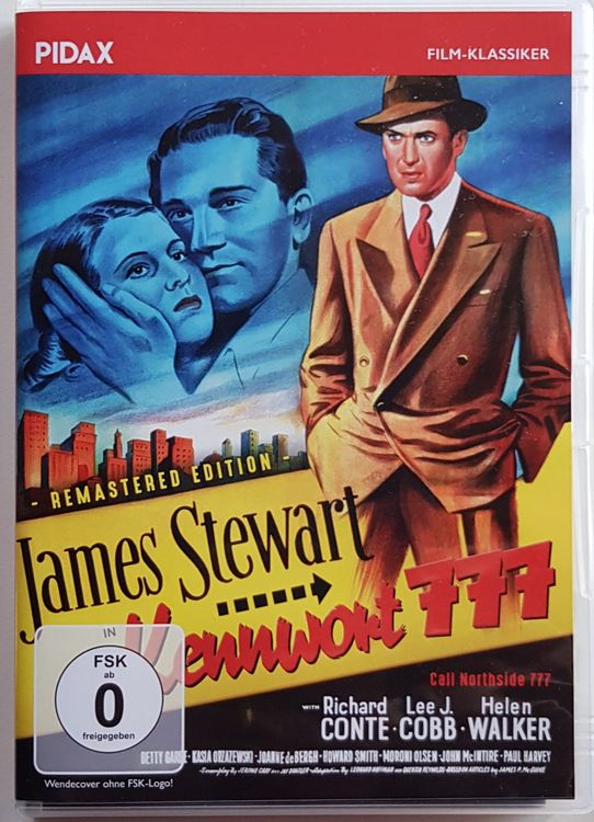 Kennwort 777. James Stewart, Richard Conte (DVD) 1948 (Neu (gemäss Beschreibung)) in Schmitten ...