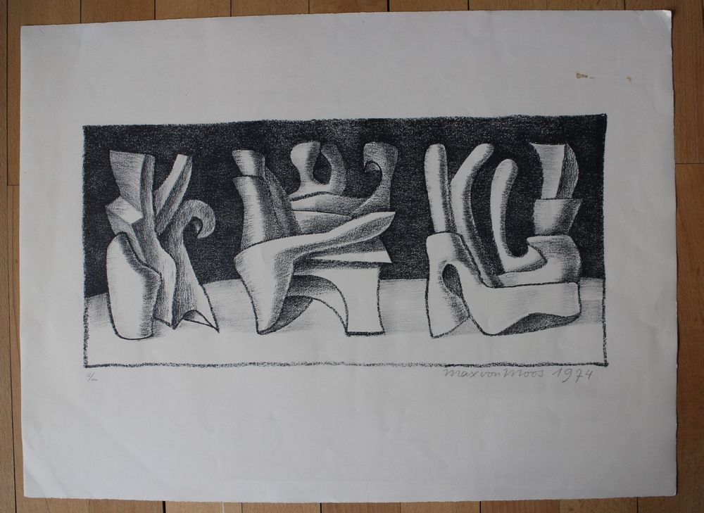 MAX VON MOOS, SIGNIERTE LITHOGRAFIE 1974 (Gebraucht) in Luzern für CHF ...