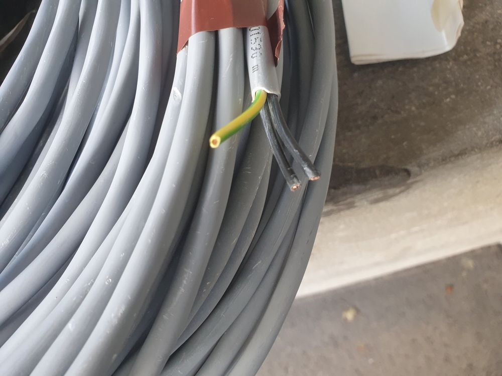 Kabel 3x1.5 3G1.5 3x1.5mm2 2LPE litze 118m 90m (Neu (gemäss ...