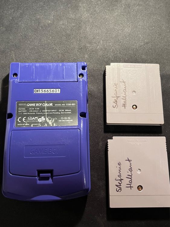 Gameboy Color + 2 Spiele Blau lila Original Nintendo | Kaufen auf Ricardo
